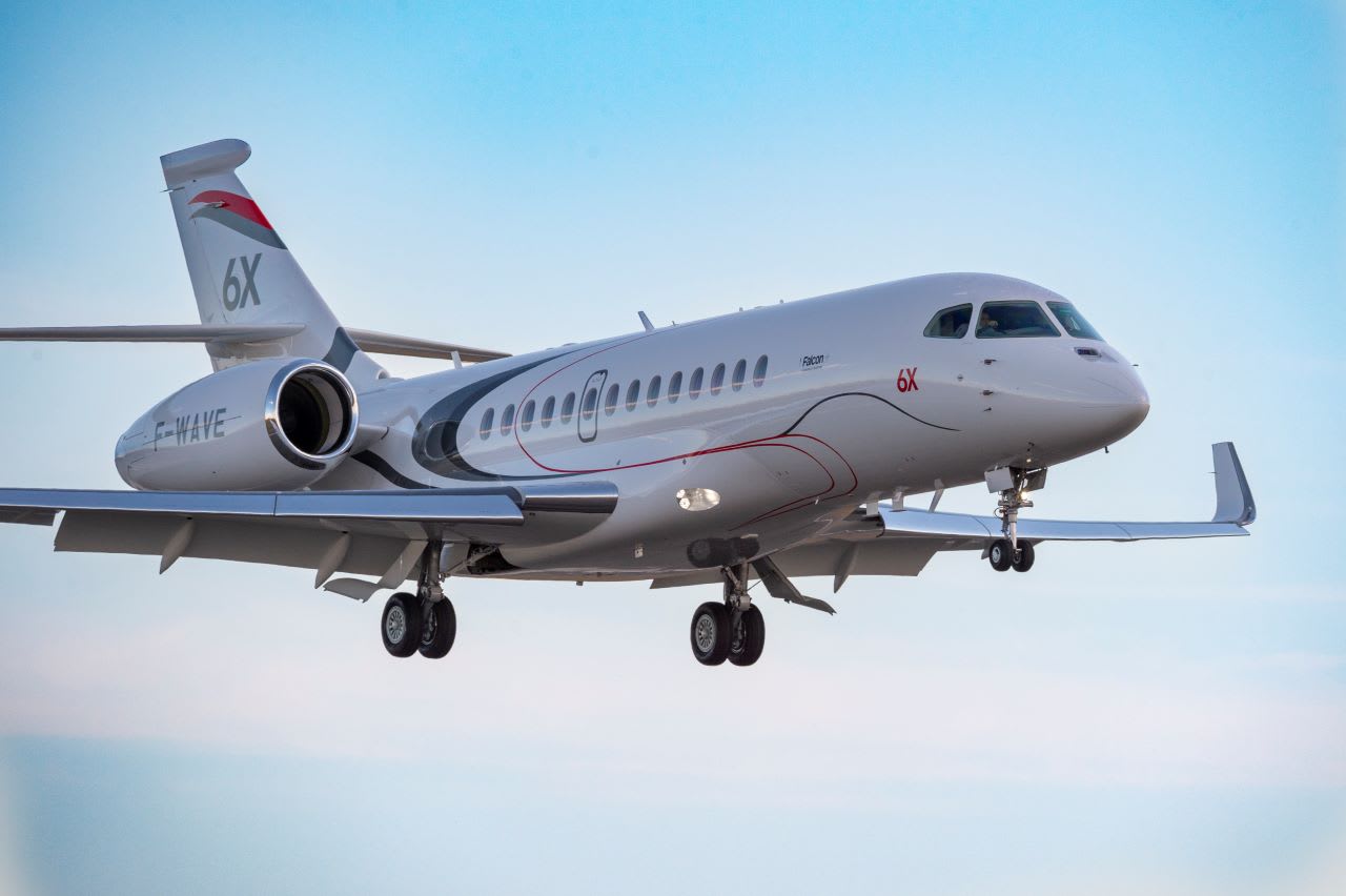 Premier Vol R ussi Pour Le Troisi me Falcon 6X Actualit s Groupe