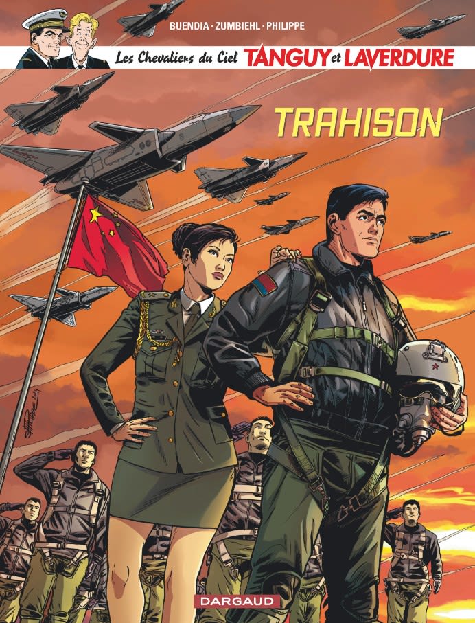 Comic book. “Tanguy et Laverdure : Les Chevaliers du ciel” – Volume 12 ...