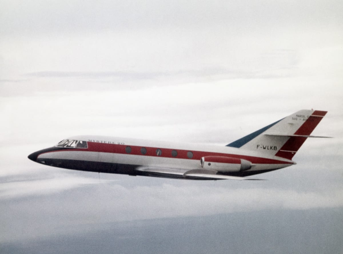 Civil: All Falcon business jets, in service throughout the world.