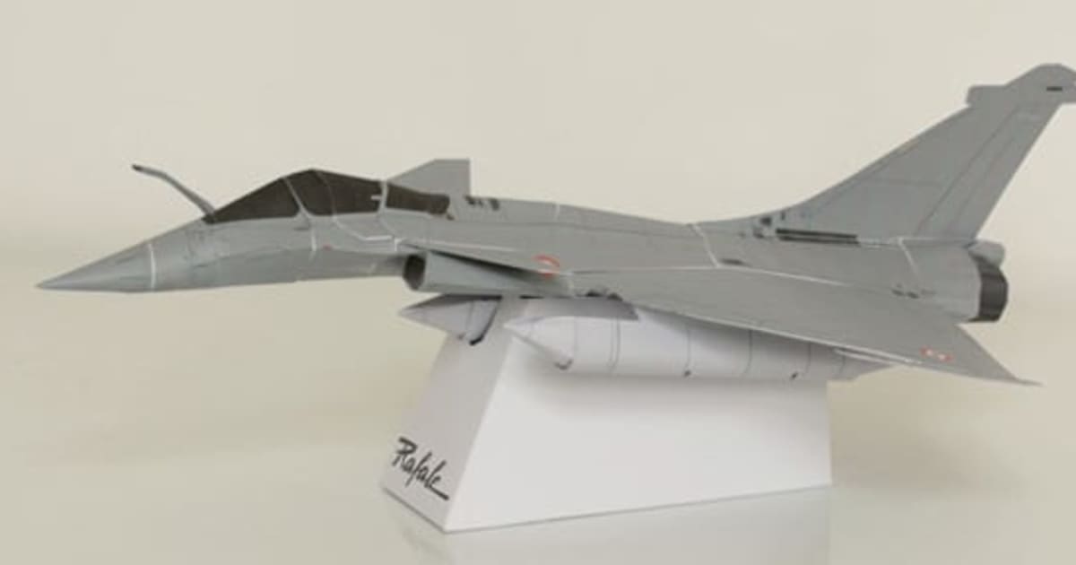Dassault Aviation aircraft Origami/Papercraft